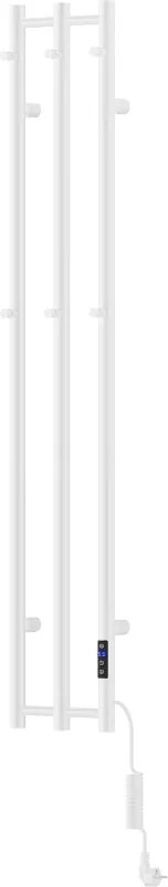 Mexen Pino, elektrické topné těleso s věšáky na ručníky 1405x242 mm, 200 W, bílá, W301-1405-242-00-20