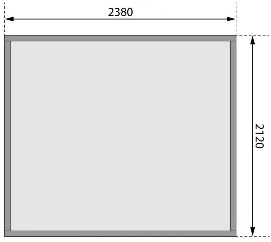 Dřevěný zahradní domek GLUCKSBURG 4 Lanitplast
