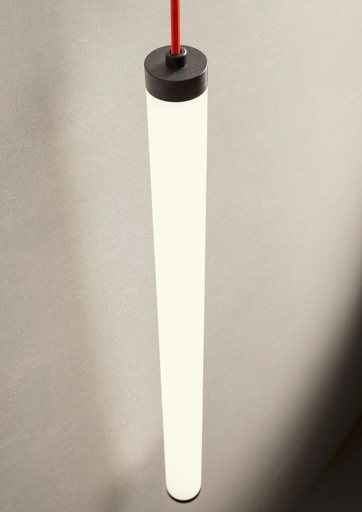 Redo Designové nástěnné LED svítidlo SWING, v.39cm, strukturované Barva: Bílá