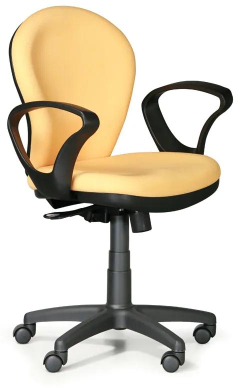 Kancelářská židle LEA, žlutá