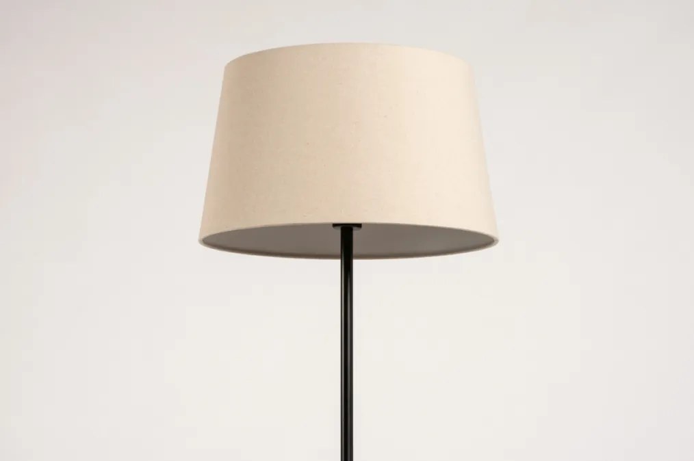 Stojací lampa Lentta Taupe and Black