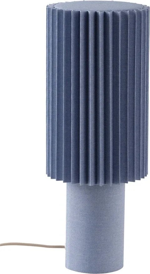 Modrá lněná stolní lampa (výška 45 cm) Harriet – Jotex