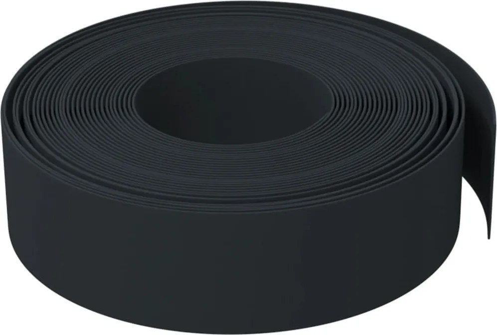 Travní lemy 5 ks černé 10 m 15 cm polyethylen 3155447