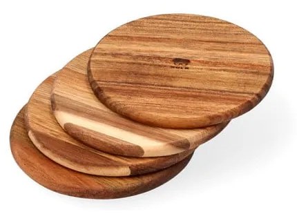Dřevěné podtácky v sadě 4 ks – Holm