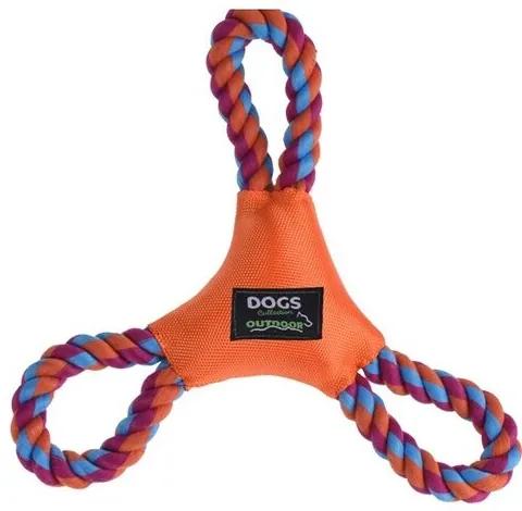 Hračka pro psy Dog rope, oranžová