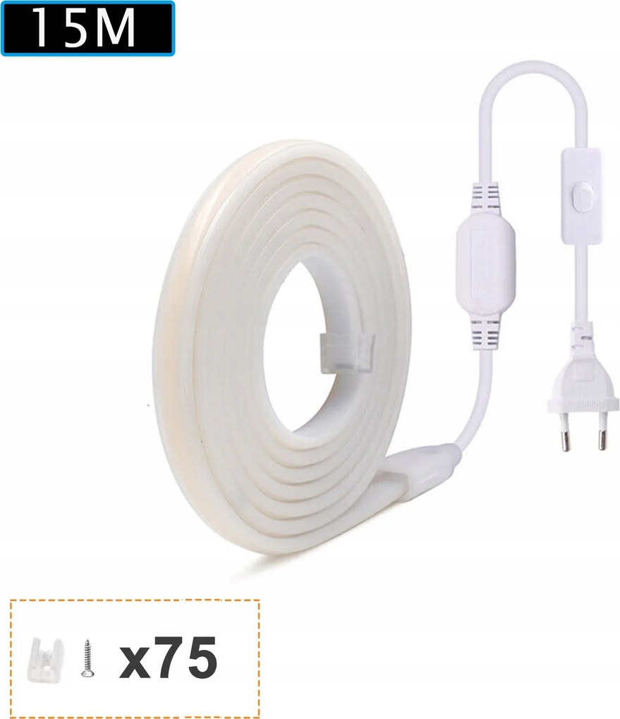 Led pásek Cob 220V 11W/mb Neon Neutrální linie světla