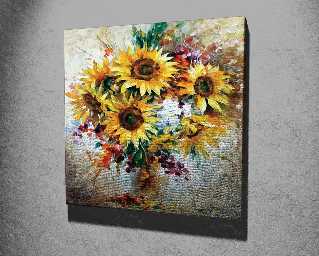Obraz na plátně Sunflowers KC265 45x45 cm