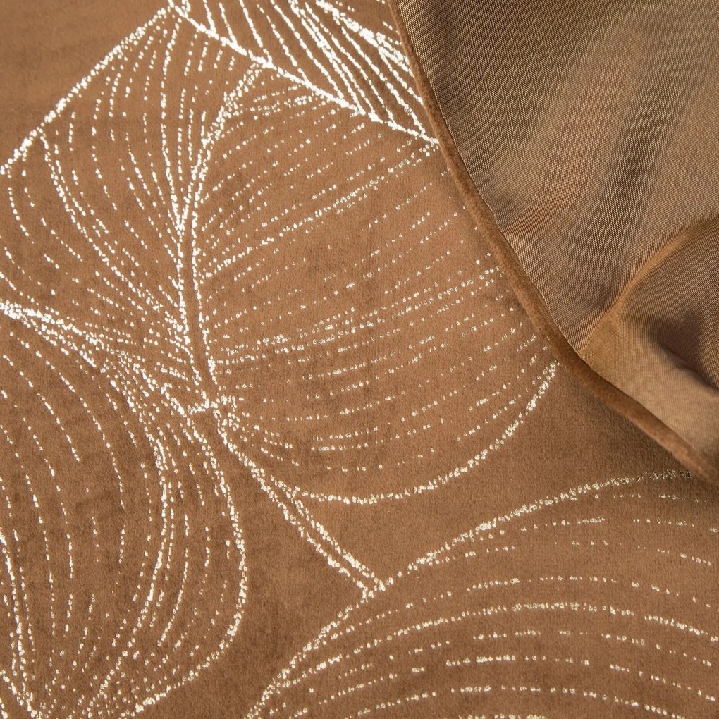 UBRUS BLINK 16 35X220 CM HNĚDÝ