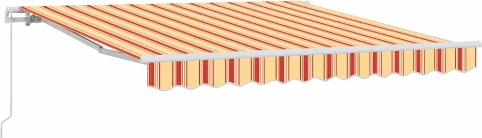 Stahovací markýza Žlutá a oranžová 300 x 250 cm 3329961