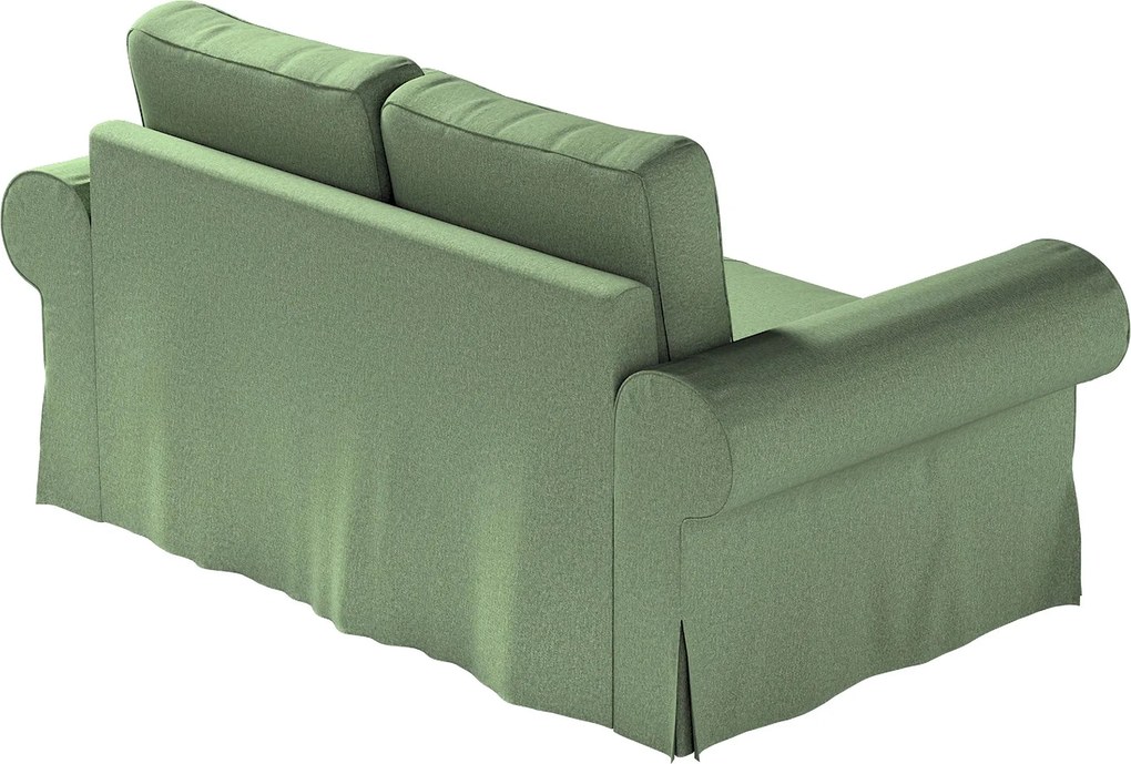 Potah na pohovku IKEA Backabro 2-místná, rozkládací barva zelená látka pletený vzor