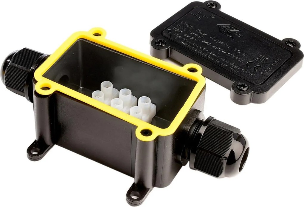 IMPR 930712 Deko-Light Outdoor 2-násobný-rozbočovač hranatý kabel 5-12mm, 0.5-2,5mm², 450V AC/24A, T - DEKOLIGHT