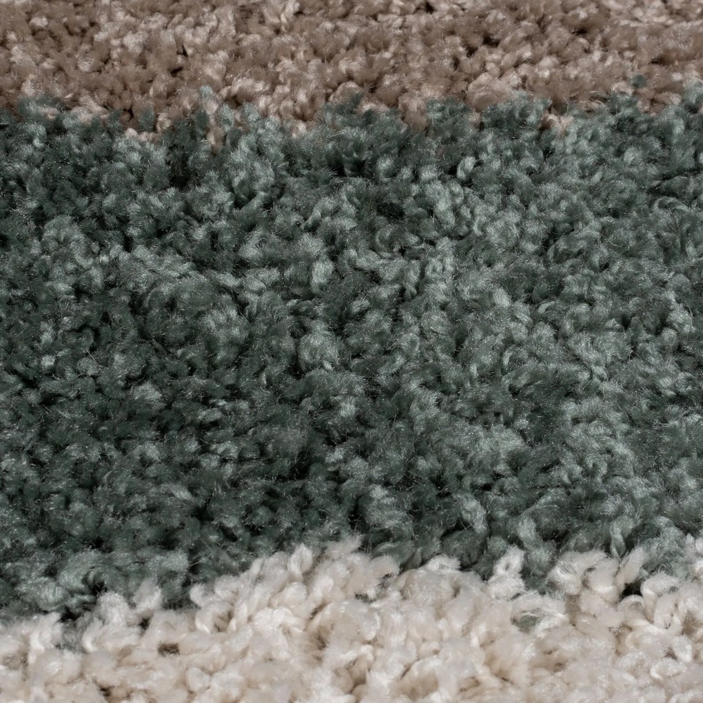 Flair Rugs koberce Kusový koberec Alta Stream Blue/Green - 80x150 cm