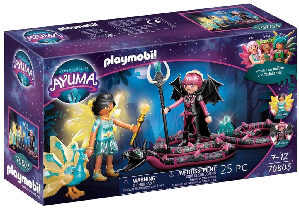 Figurky playmobil crystal fairy a bat fairy s pohádkovými zvířecími dušemi