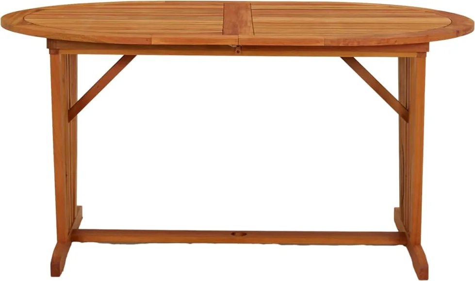 Zahradní stůl 200 x 100 x 75 cm masivní eukalyptové dřevo 316072