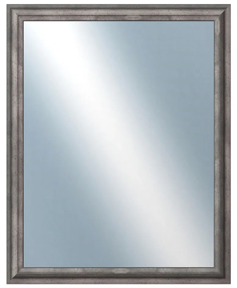 DANTIK - Zarámované zrcadlo - rozměr s rámem cca 40x50 cm z lišty TRITON cín (2146)