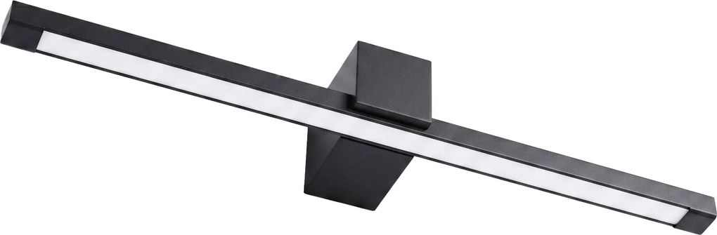 Toolight Rea, Koupelnové nástěnné LED svítidlo SWE050-1W 60 cm Black, OSW-20150