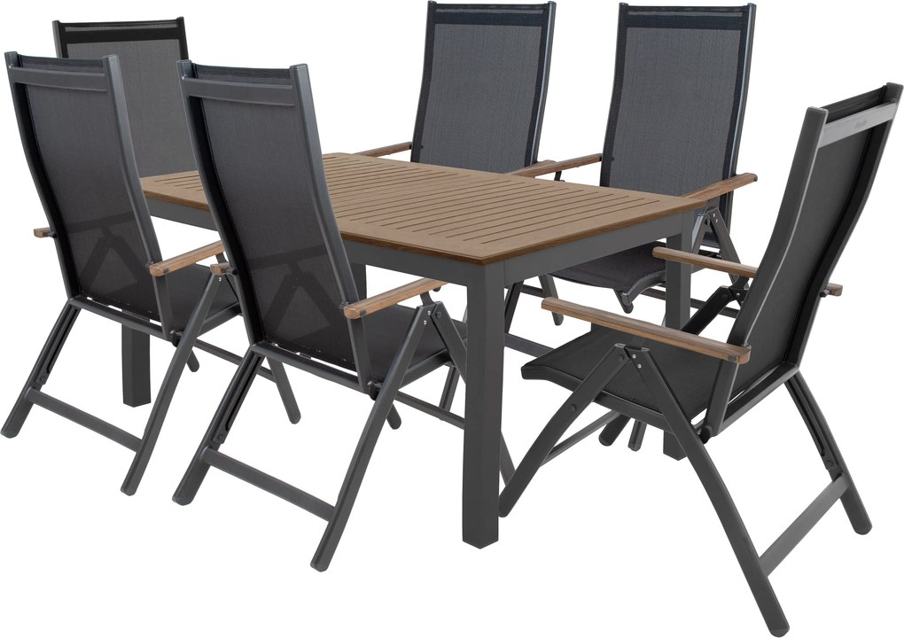 Doppler EXPERT WOOD Plus zahradní sedací souprava 6+1