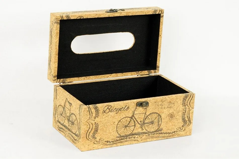 Box na kapesníky Bicycle, 25 cm
