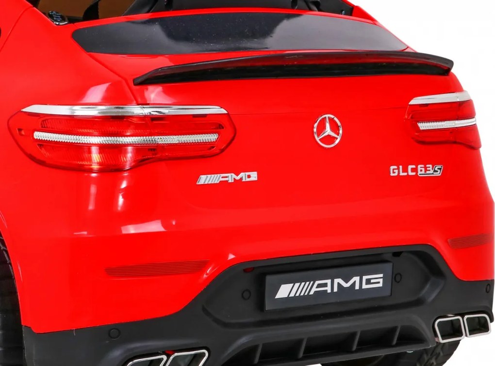 Ramiz Elektrické autíčko Mercedes Benz GLC63S SUV pro děti červené + dálkové ovládání