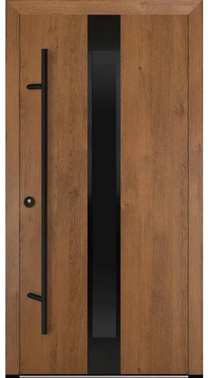 FM Turen - Feldmann & Mayer Vchodové dveře s ocelovým opláštěním FM Turen model DS25 blackline Orientace dveří: Levé, otevírání dovnitř, Dekor: Winchester, Standardní rozměr dveří včetně rámu: 100 cm x 210 cm - vnější rozměr rámu