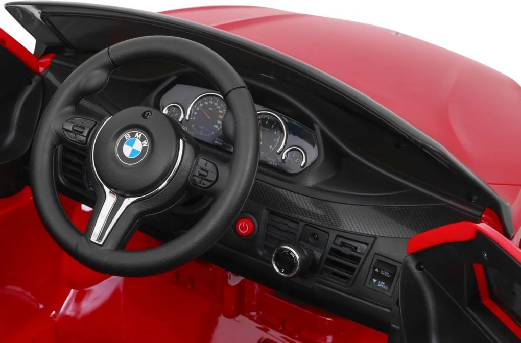 Ramiz Dětské elektrické autíčko BMW X6M lakované - červené SUV + dálkové ovládání