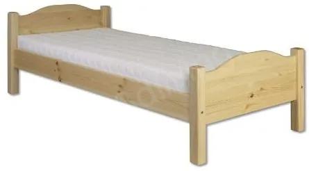 ImportWorld Dřevěná postel 80x200 Ron (Barva dřeva: Ořech)