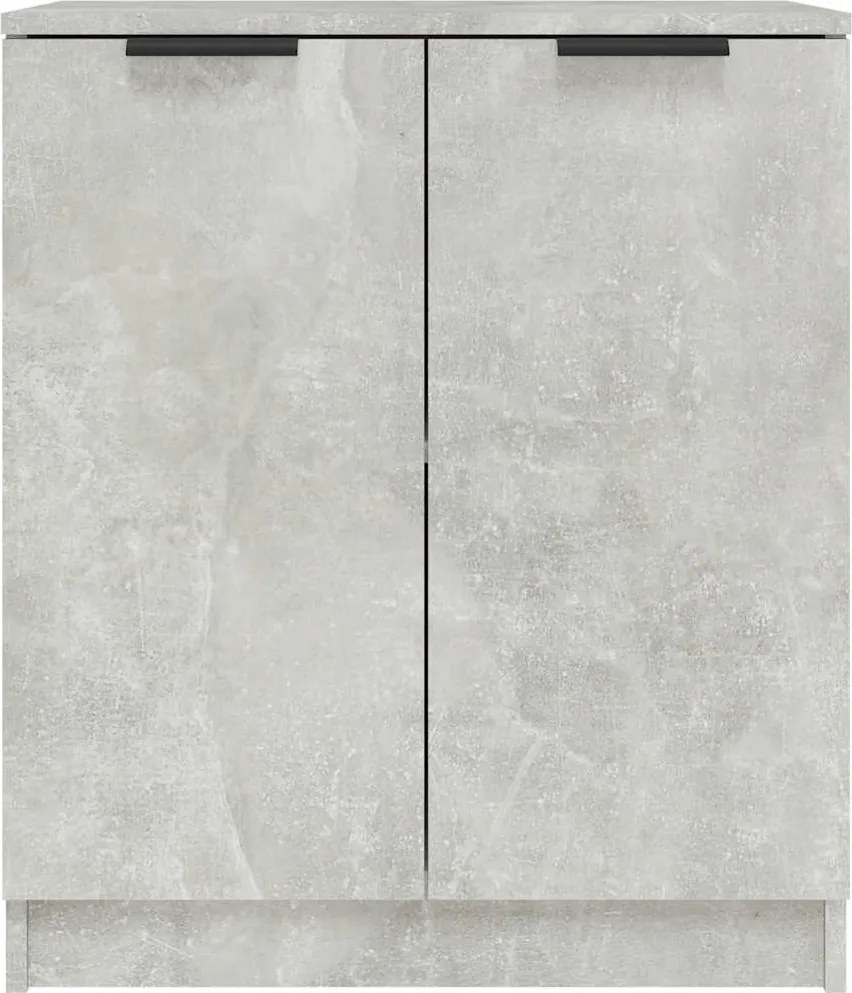Příborníky 2 ks betonově šedé 60 x 30 x 70 cm kompozitní dřevo 3115775
