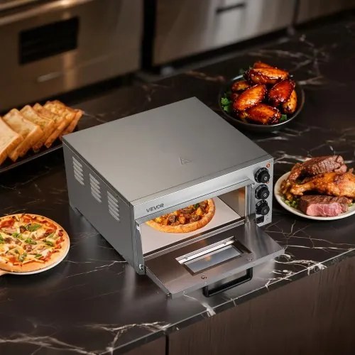 Komerční stolní pizza pec Elektrická trouba na pizzu pro 40,6 cm pizzu uvnitř