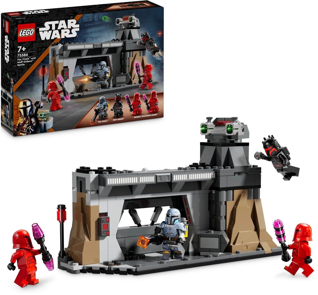 Lego stavebnice lego star wars 75386 souboj paze vizsly a moffa gideona