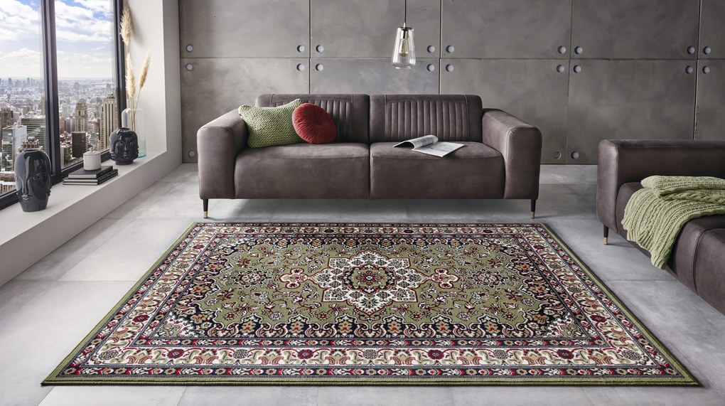Hanse Home, Kusový koberec Mirkan 104104 Green, 80x250, zelená, chodba / předsíň