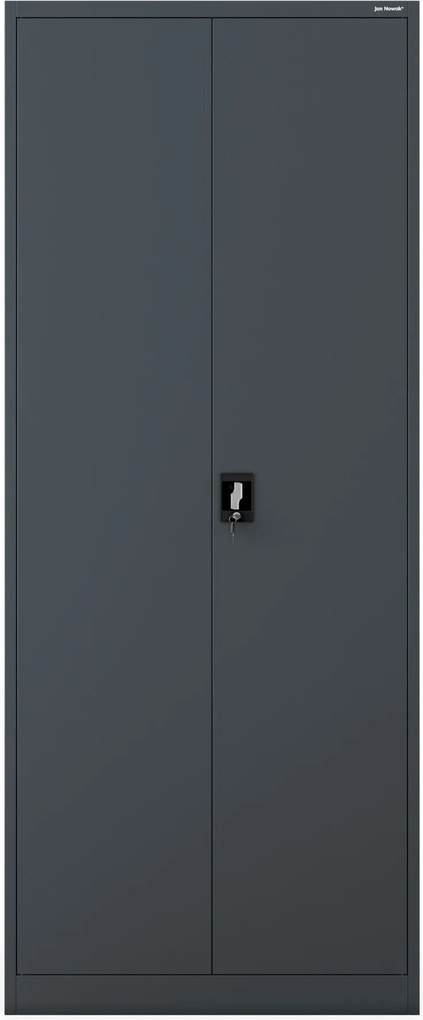 Hospodářská skříň uzamykatelná vysoká, antracitová, 900x2200x450 mm: DAWID H2200
