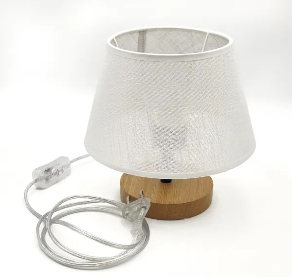 Brilagi - LED Stolní lampa ANTHONY 1xE14/40W/230V dub/bílá