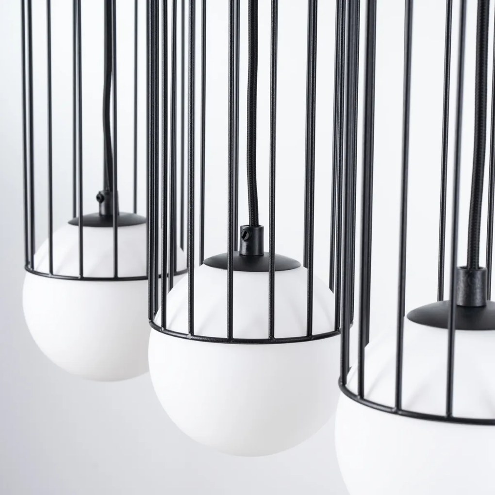 Sollux Lighting Závěsné svítidlo BRINA 3L Černá