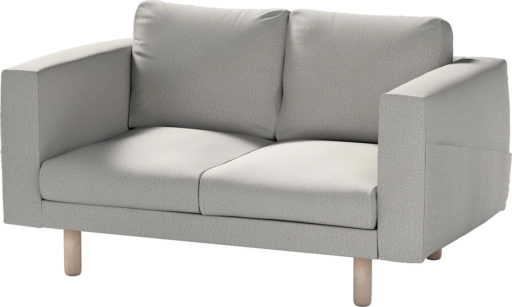 Potah na pohovku IKEA Norsborg 2-místná barva šedá látka pletený vzor