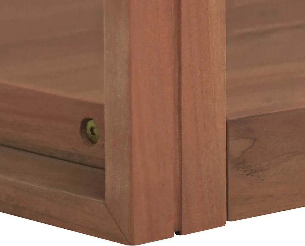 Nástěnná koupelnová skříňka 45 x 45 x 35 cm masivní teak 338233