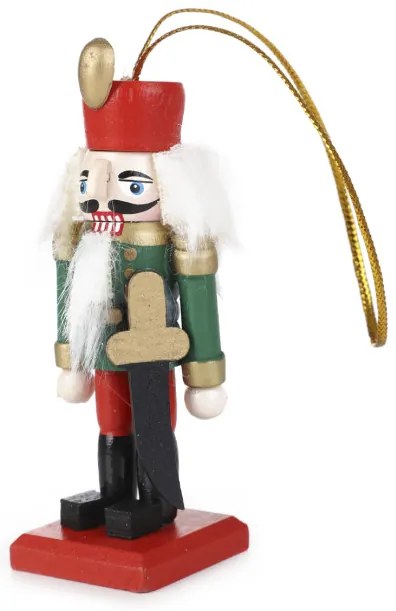 Závěsná vánoční dekorace NUTCRACKER louskáček 867922 (3 ks)