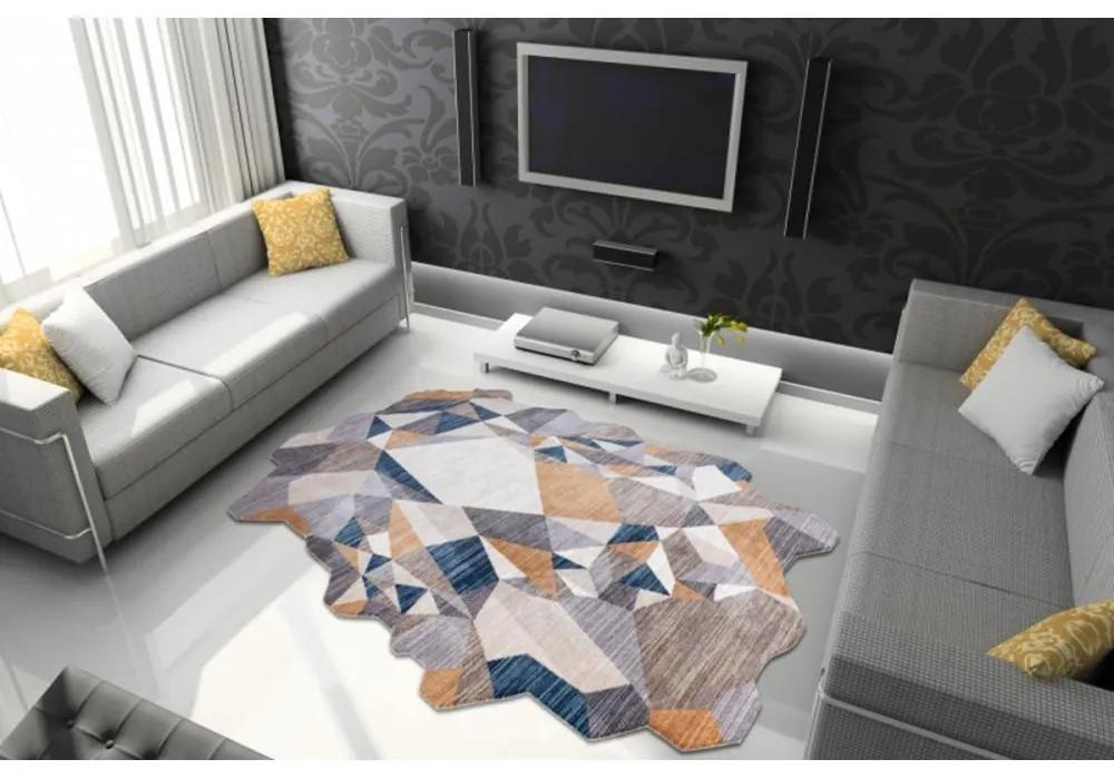 Kusový koberec Mozaika šedomodrý 195x290cm
