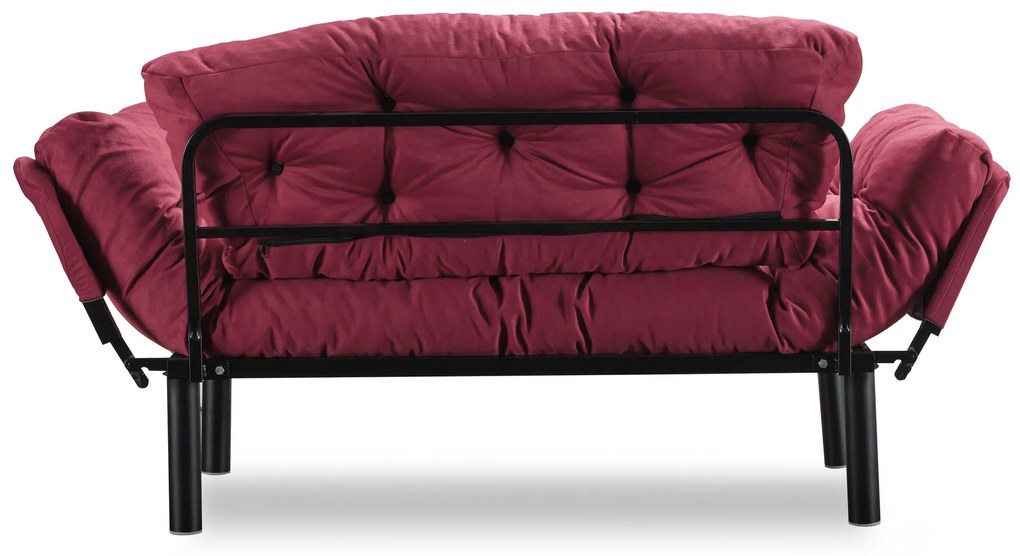 Atelier del Sofa 2-místná pohovka Nitta - Maroon, Kaštanová