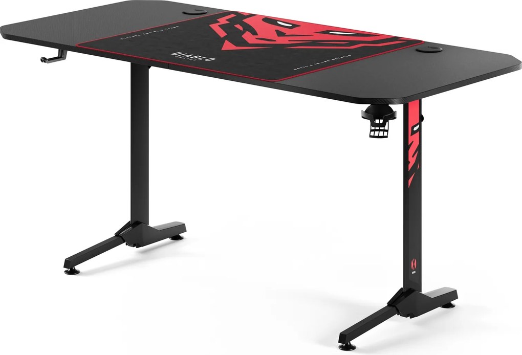 Herní stůl 160 cm černý: Diablo X-Mate 1600