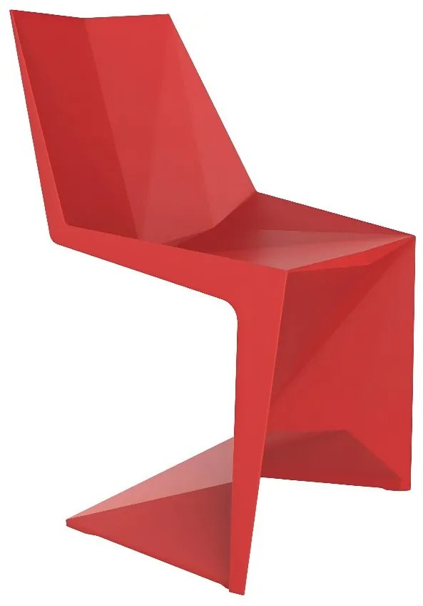 OnaDnes -20% VONDOM Červená plastová dětská jídelní židle VOXEL MINI