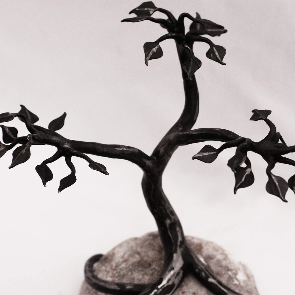 Socha na kameni Bonsai - velká