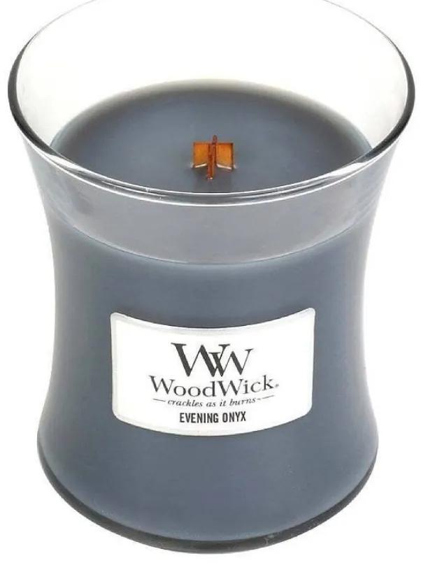 Malá vonná svíčka Woodwick, Evening Onyx