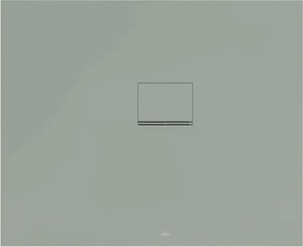 Villeroy & Boch Squaro Infinity - Sprchová vanička, 110x90 cm, Morning Green UDQ1190SQI2RV-R8