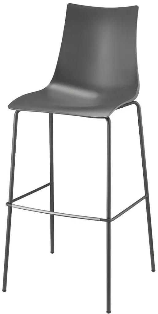 SCAB - Barová židle ZEBRA TECHNOPOLYMER lak