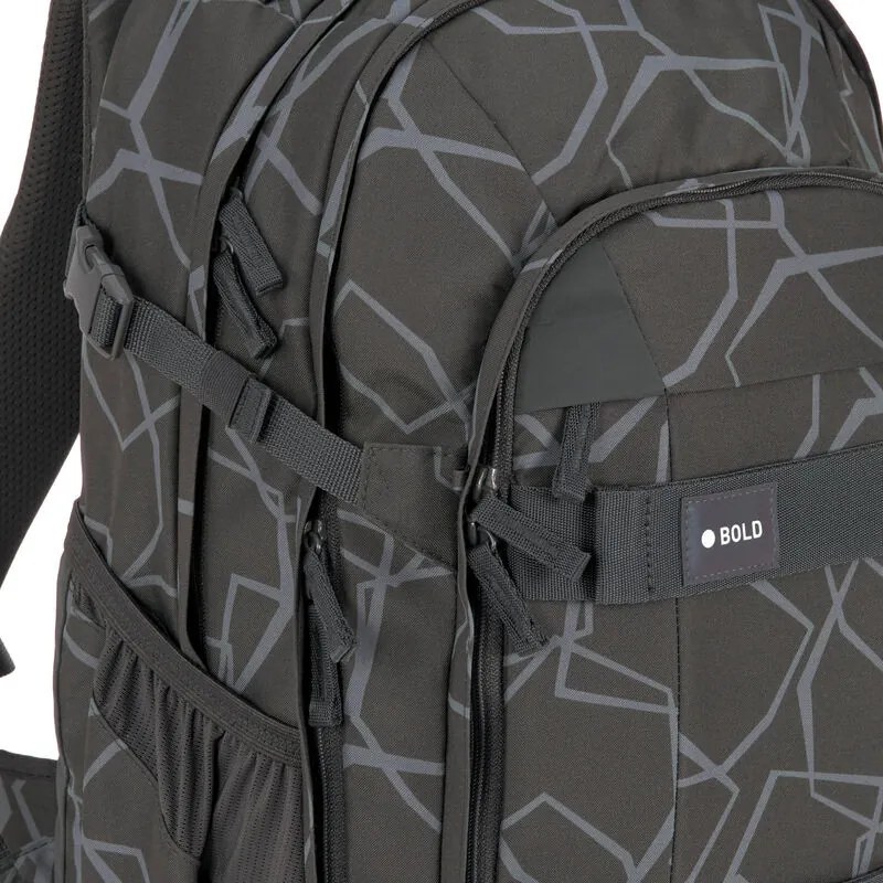 Školní batoh Lässig - Origin Bold Edges grey