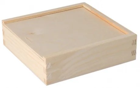 ČistéDřevo Dřevěná krabička na fotografie ve formátu 13x18 cm