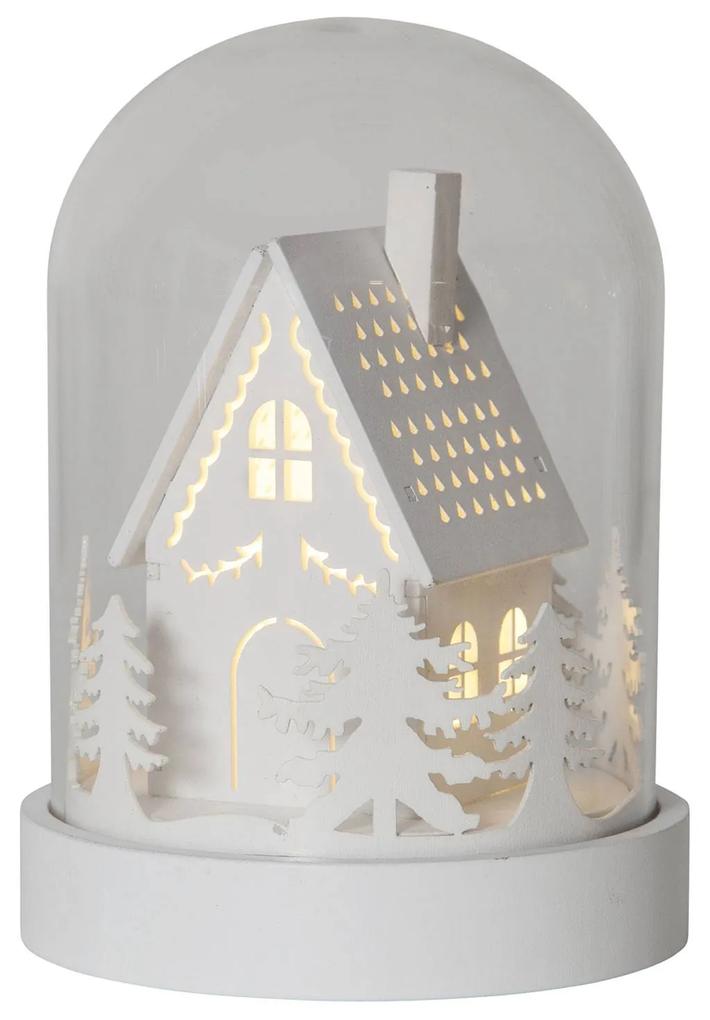 LED dekorativní světlo Kupol house, bílé
