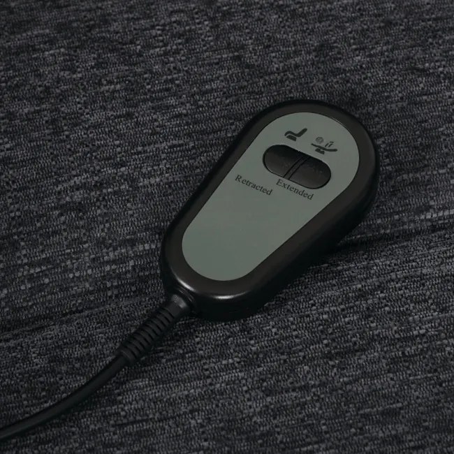 Polohovací křeslo šedé, elektrické TV-S8348 GREY2