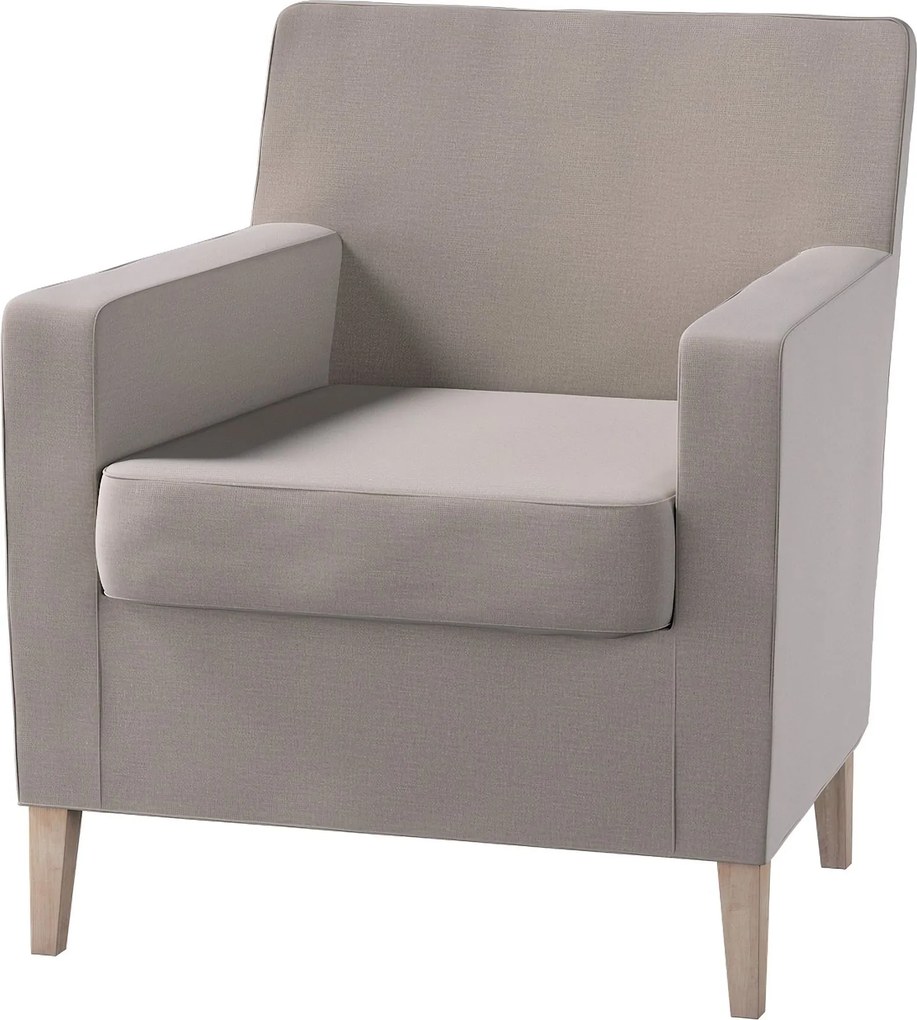 Potah na křeslo IKEA Karlstad barva béžová látka sametová