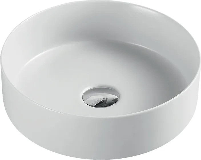 Mereo Mereo, Umyvadlo na desku bez přepadu, 355x120 mm, kulaté, keramické, UC363612C